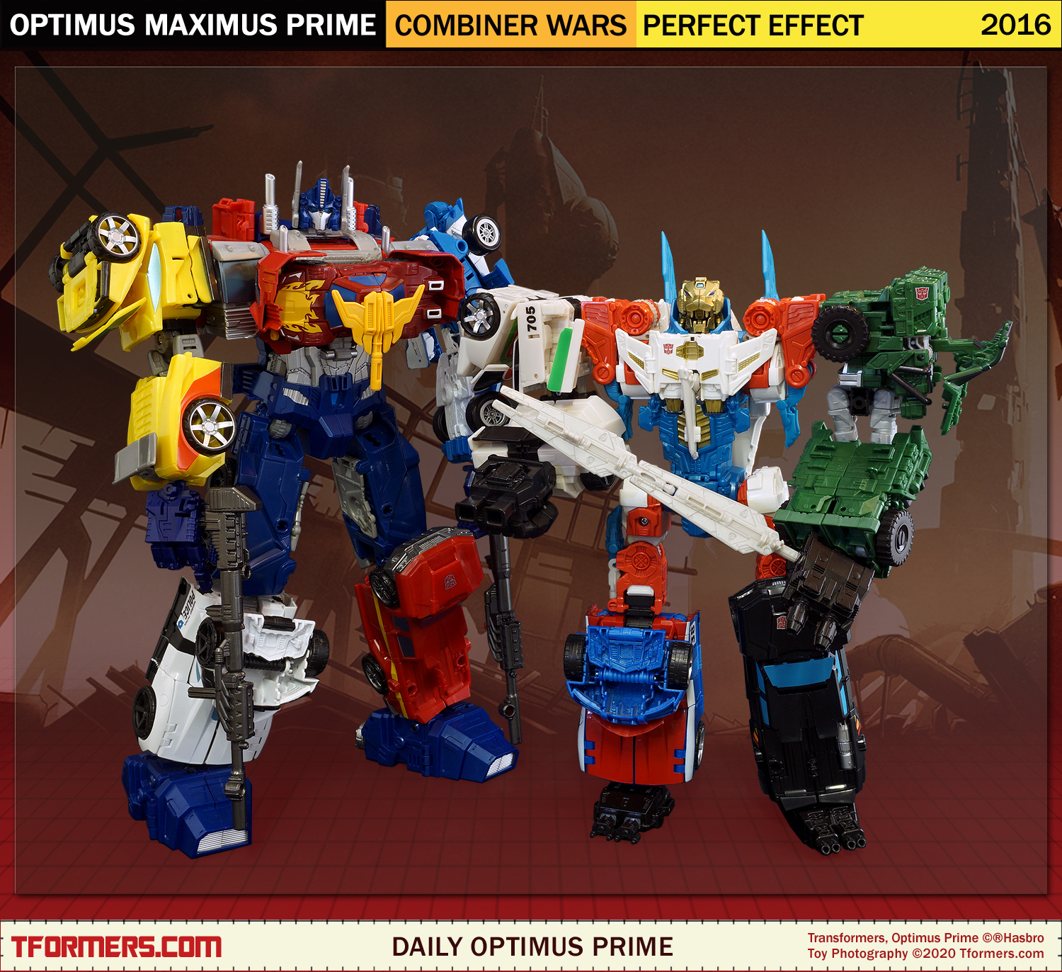 Daily Prime Perfect Effect Combiner Wars Optimus Maximus Prime